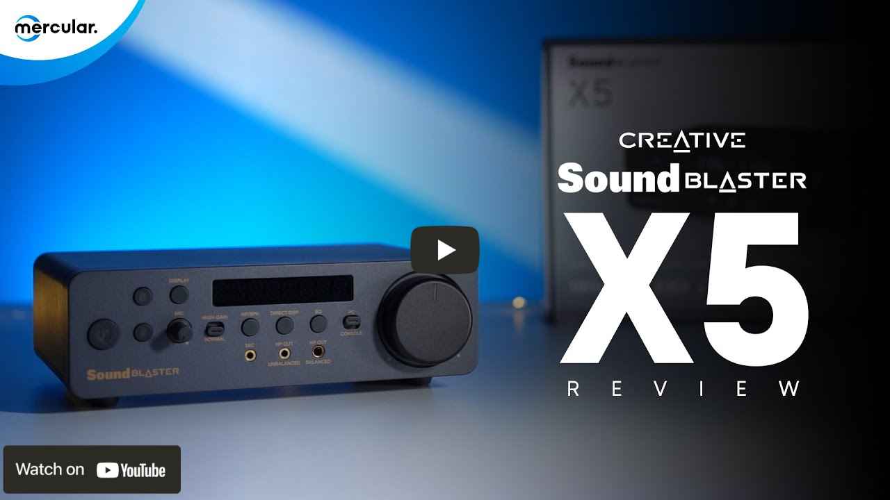 ซาวด์การ์ด Creative Sound Blaster X5 External Sound Card